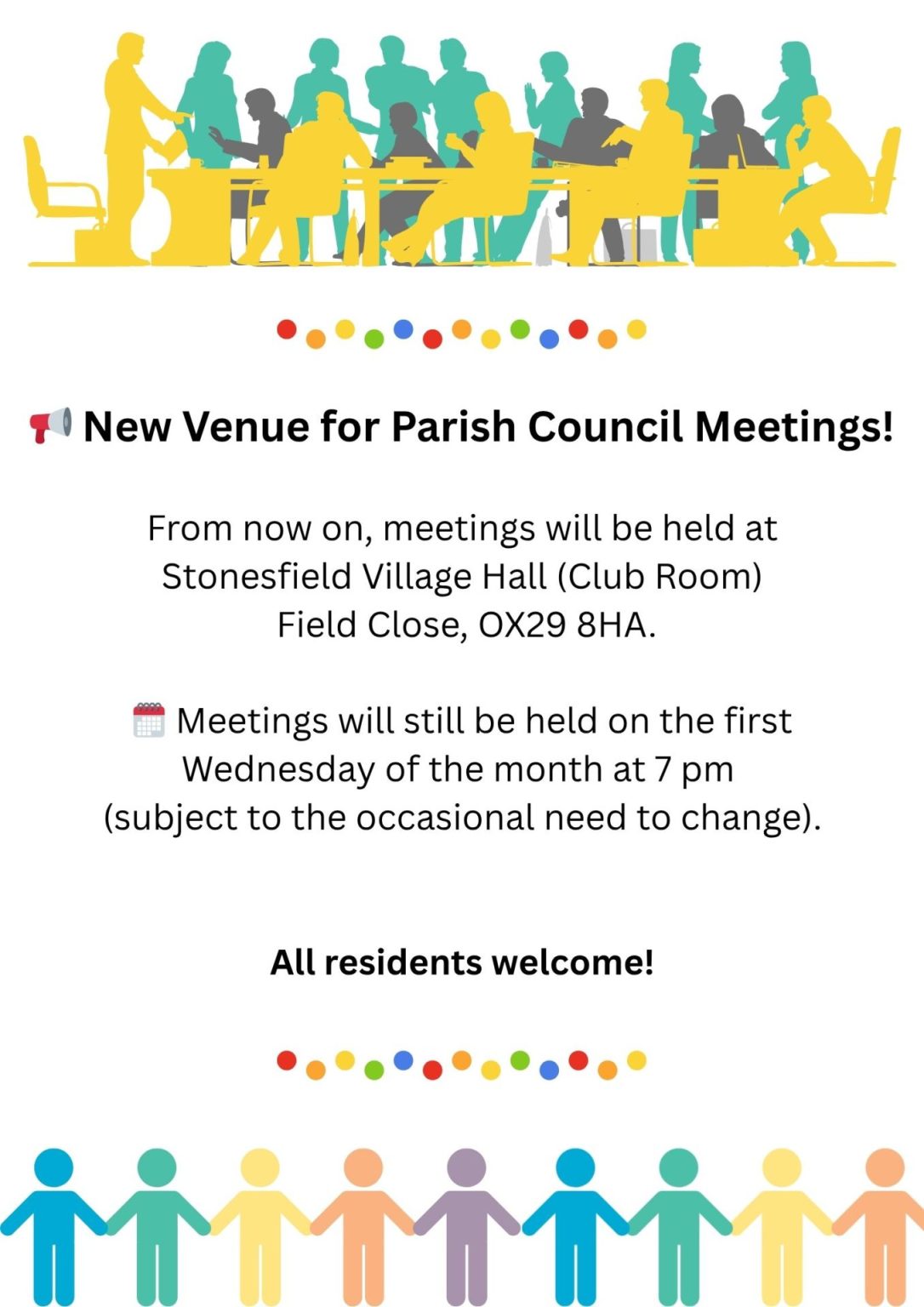 Meeting Schedule 2025–2026 – Stonesfield Parish Council